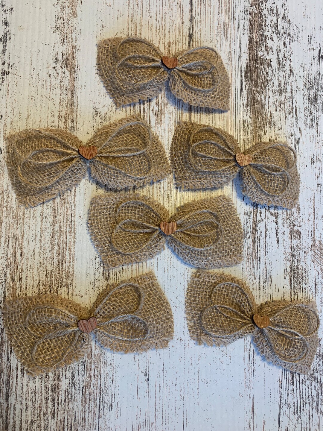 Rustic Wedding Decor Small Burlap Bows Wedding Aisle Decorations - Etsy