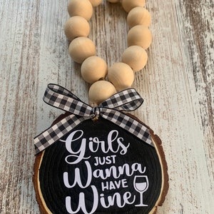 Wine Bottle Gift Tag for Girls Night Wine Bachelorette Gift, Wine Gift ...