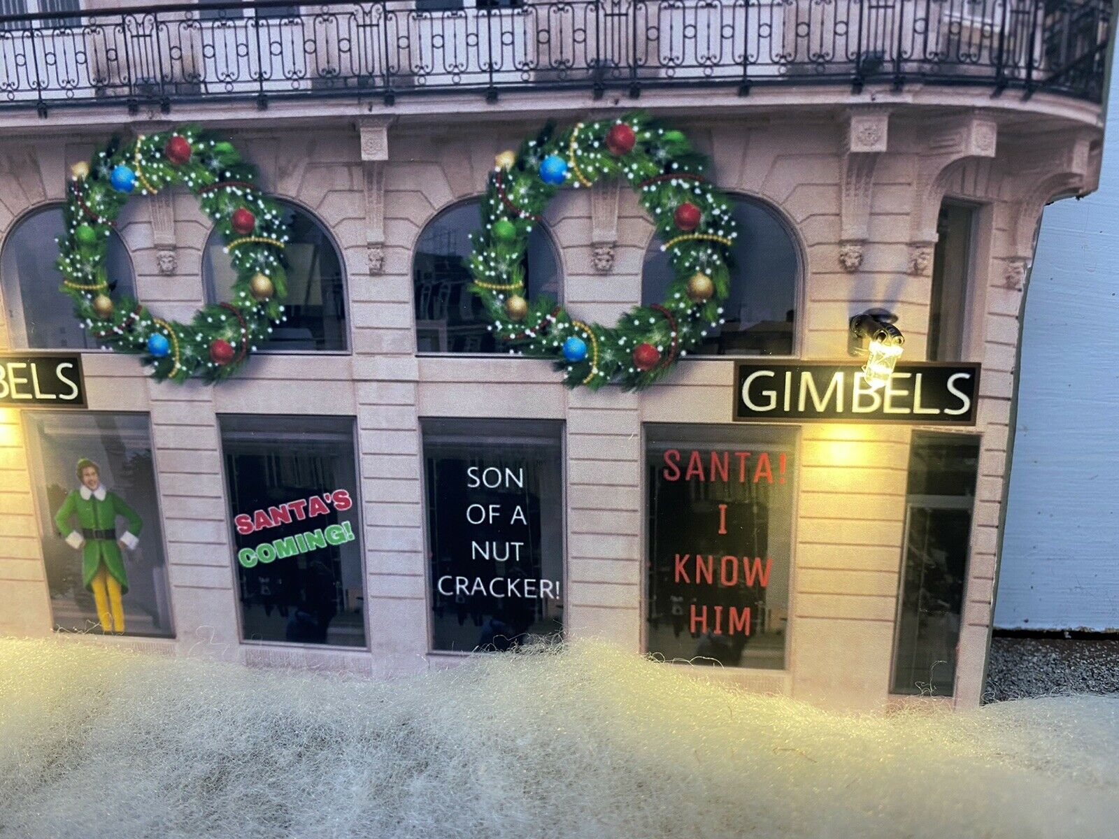 G Scale GIMBELS From Movie elf Building Flat - Etsy