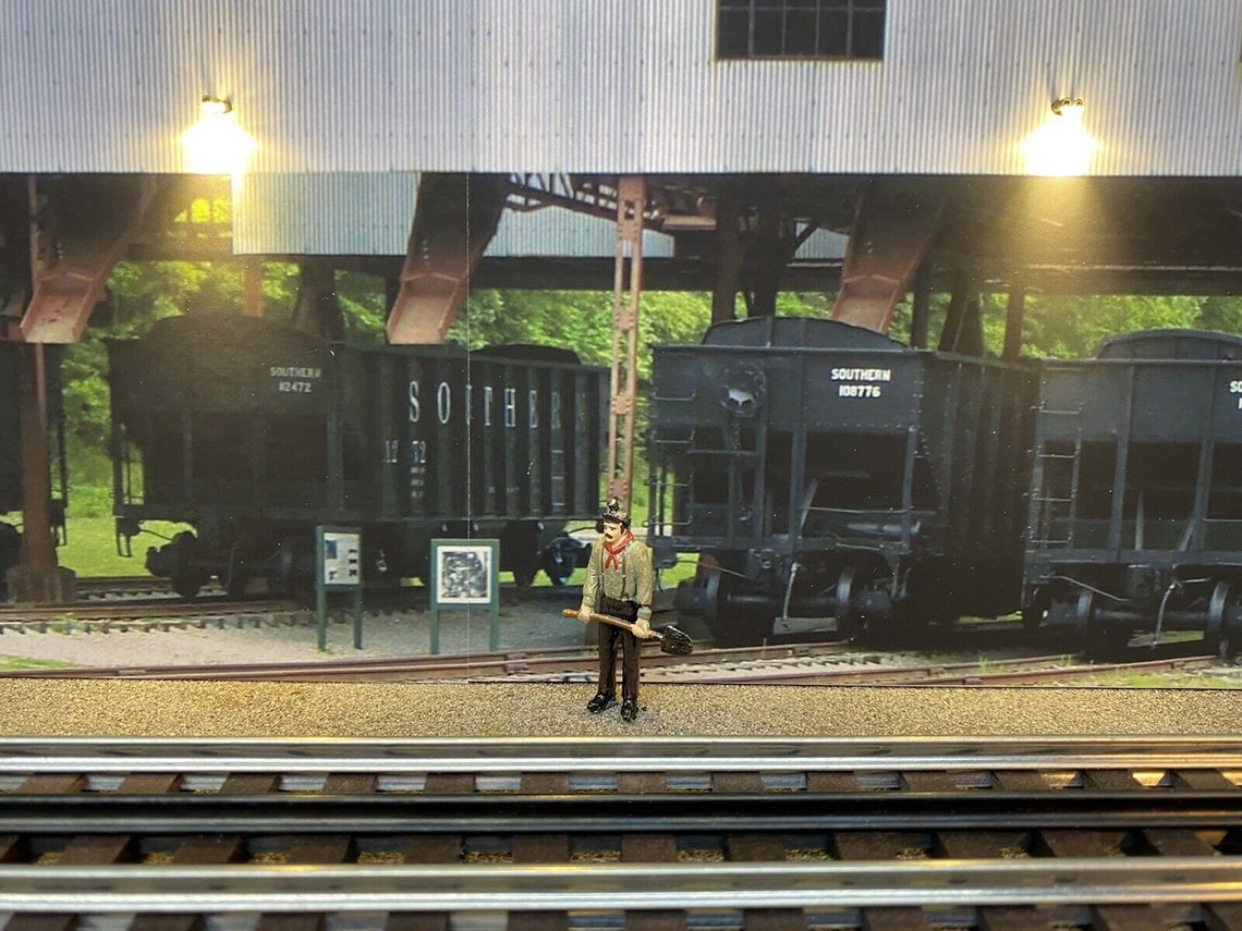 O Scale COAL MINE / Tipple Building Flat Background Building - Etsy