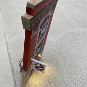 G Scale GHOSTBUSTERS Firehouse HALLOWEEN Building Flat for Decoration ...