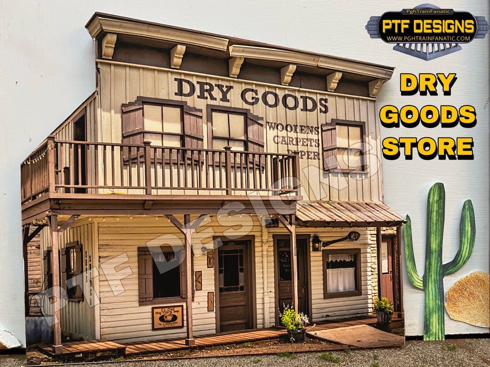 O Scale Wild West Building Flat Diorama Decoration Set of 6 - Etsy