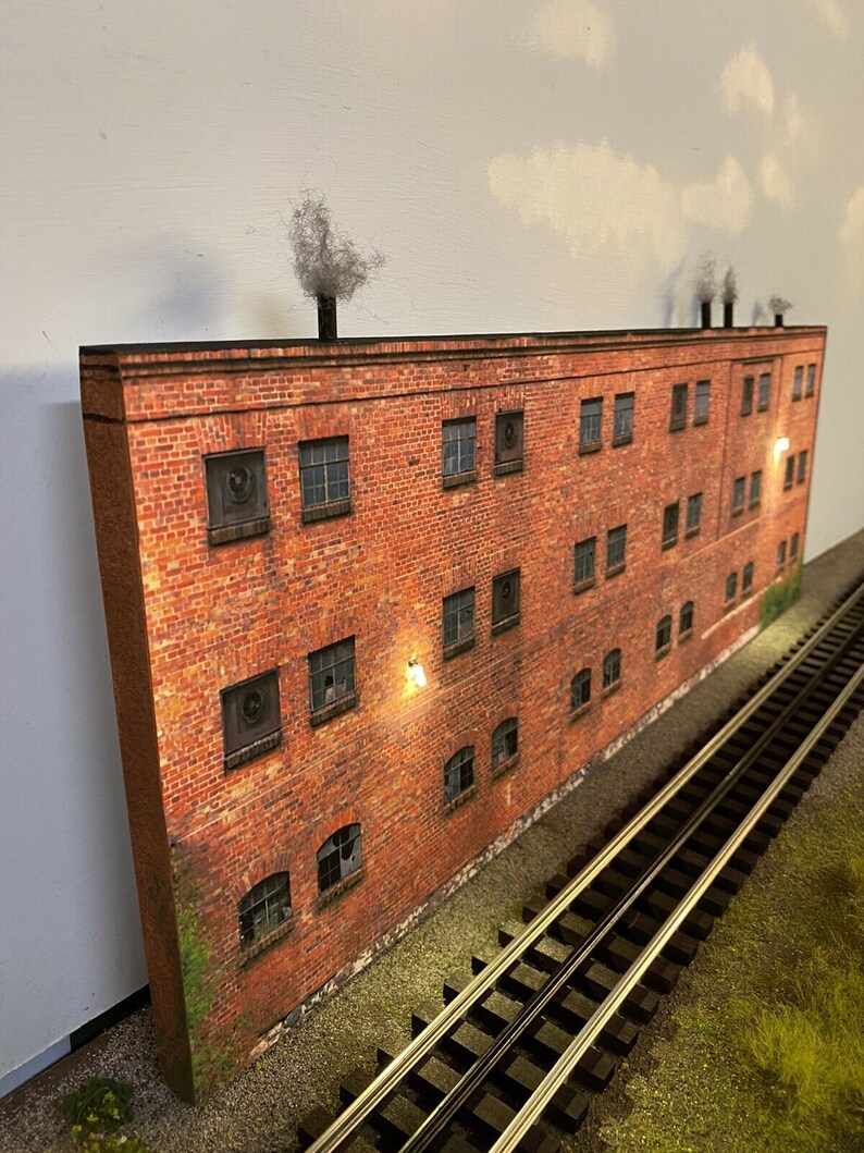 HO Scale Scratch Built Industrial 12 Building Flat/front - Etsy