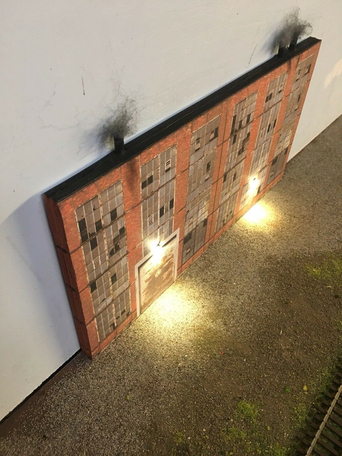 HO Scale Industrial 1 Building Flat / Front 3D Background W/ - Etsy