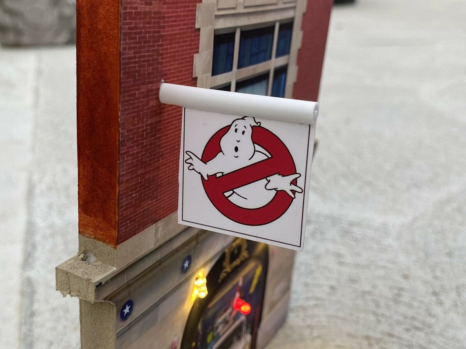 HO Scale Ghostbusters Firehouse Halloween Building Flat W/LED - Etsy
