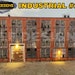 O Scale Industrial Factory Combo 1, Building Flat / Front Used for ...