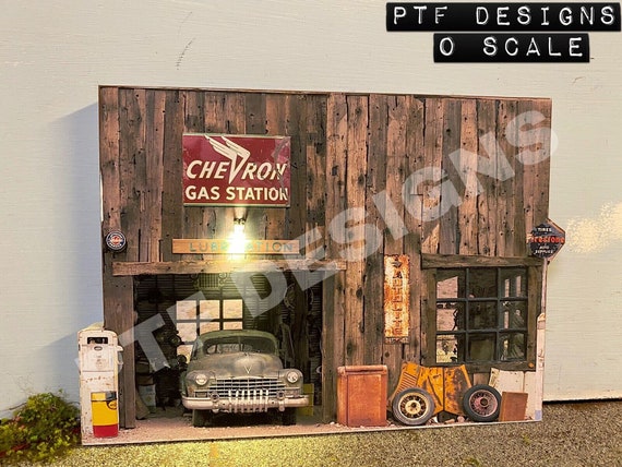 Vintage Gas Station Building Plans