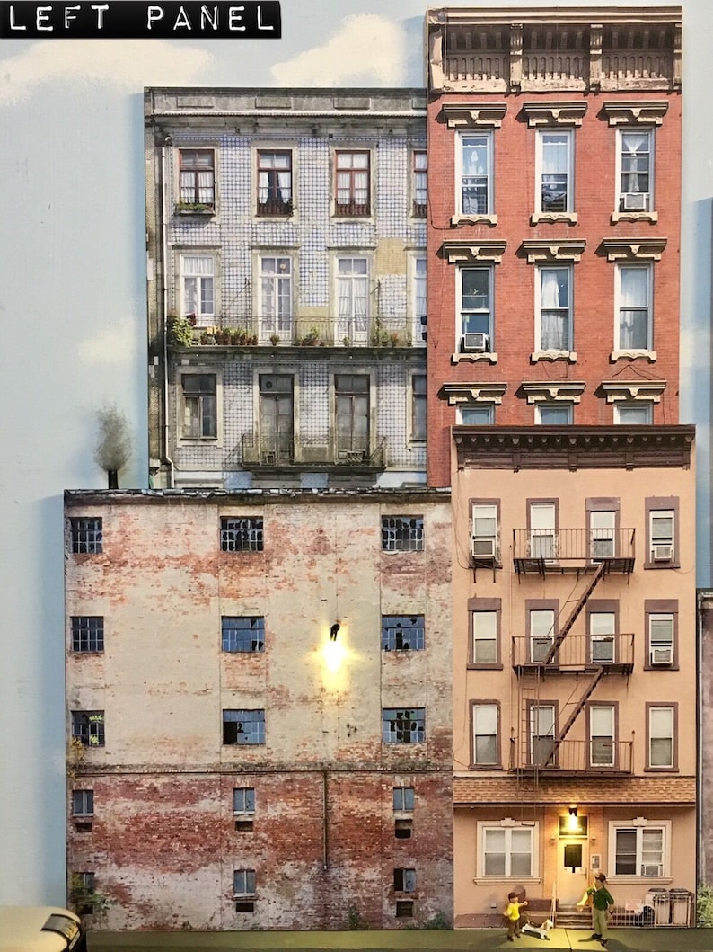 O Scale Scratch Built UP 3D Collage 1 8 Apartment Building - Etsy