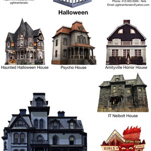 G Scale GHOSTBUSTERS Firehouse HALLOWEEN Building Flat for Decoration ...