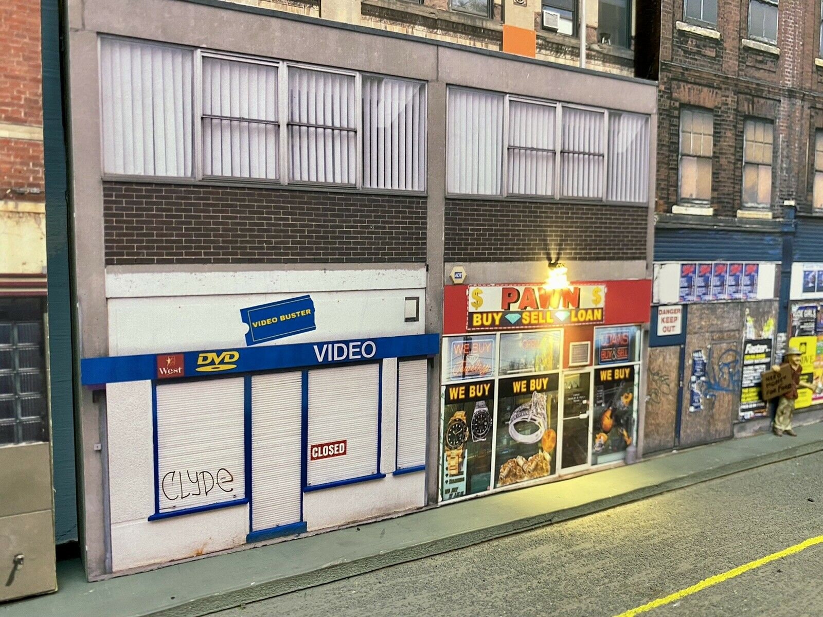 O Scale the Seedy Side of Town scratch Built 3D 8 Building - Etsy