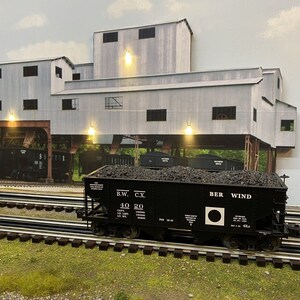 O Scale COAL MINE / Tipple Building Flat Background Building for Model ...