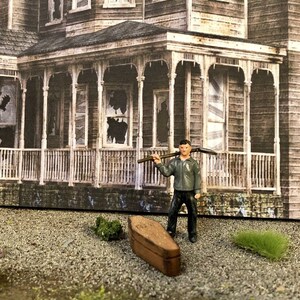 O Scale Scratch Built “HAUNTED / ABANDONED HOUSE #1” Building Flat ...