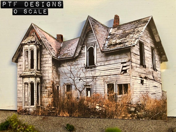 O Scale Scratch Built HAUNTED / ABANDONED HOUSE 2 Building - Etsy
