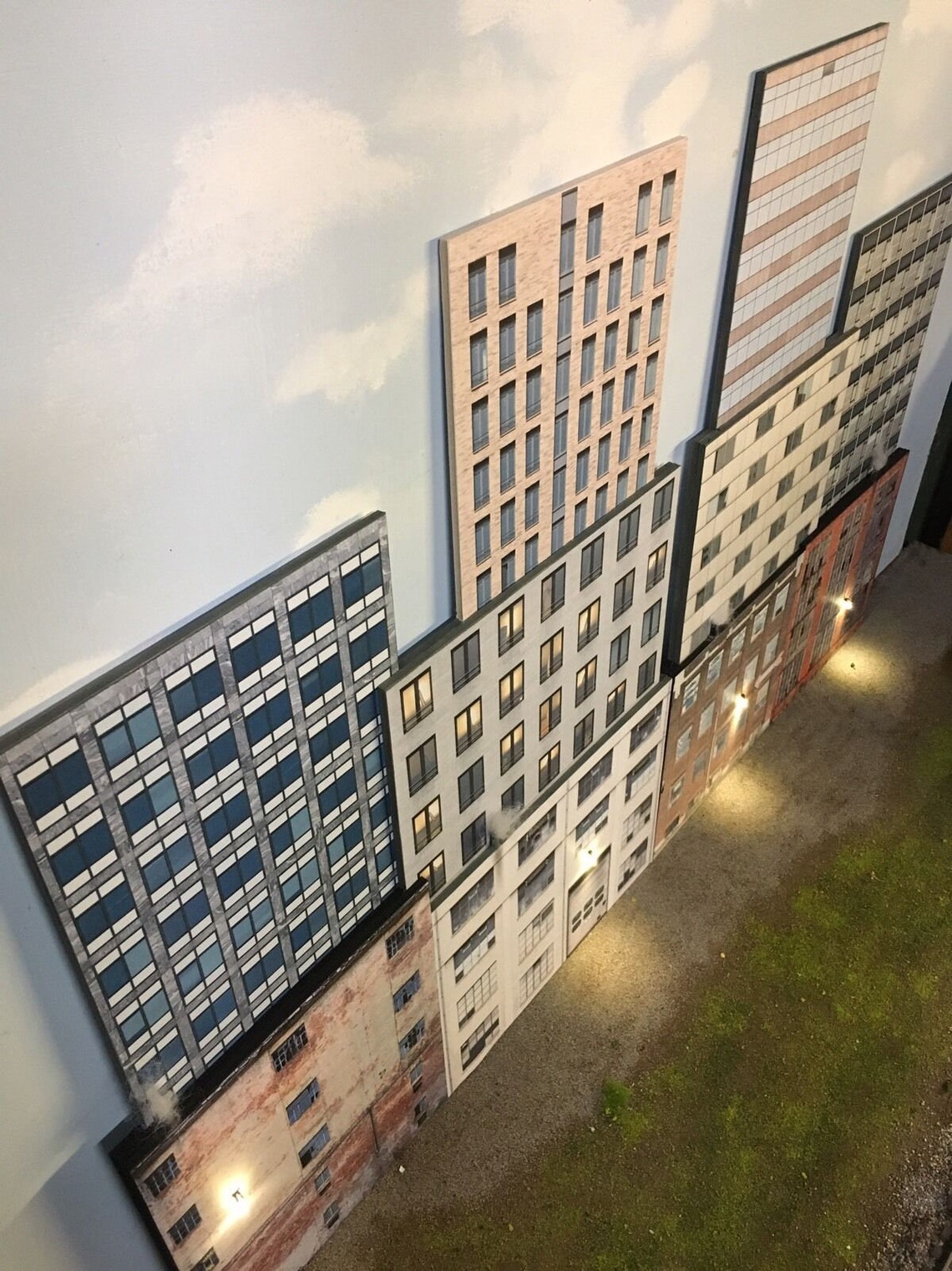 O Scale Scratch Built up 10 City Building Flats 3D Collage - Etsy