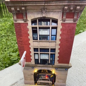 G Scale GHOSTBUSTERS Firehouse HALLOWEEN Building Flat for Decoration ...