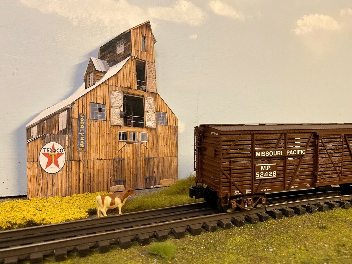 O Scale Scratch Built tall Barn Farm Building - Etsy