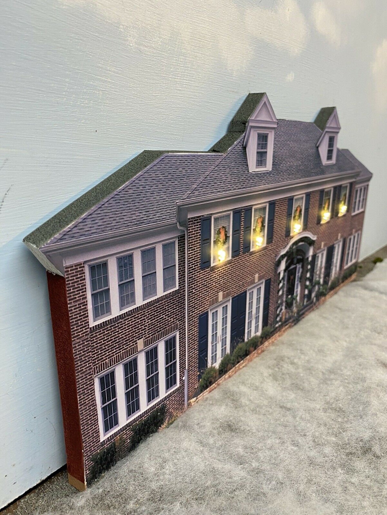 HO Scale HOME ALONE House Building Flat W/ Leds Christmas - Etsy