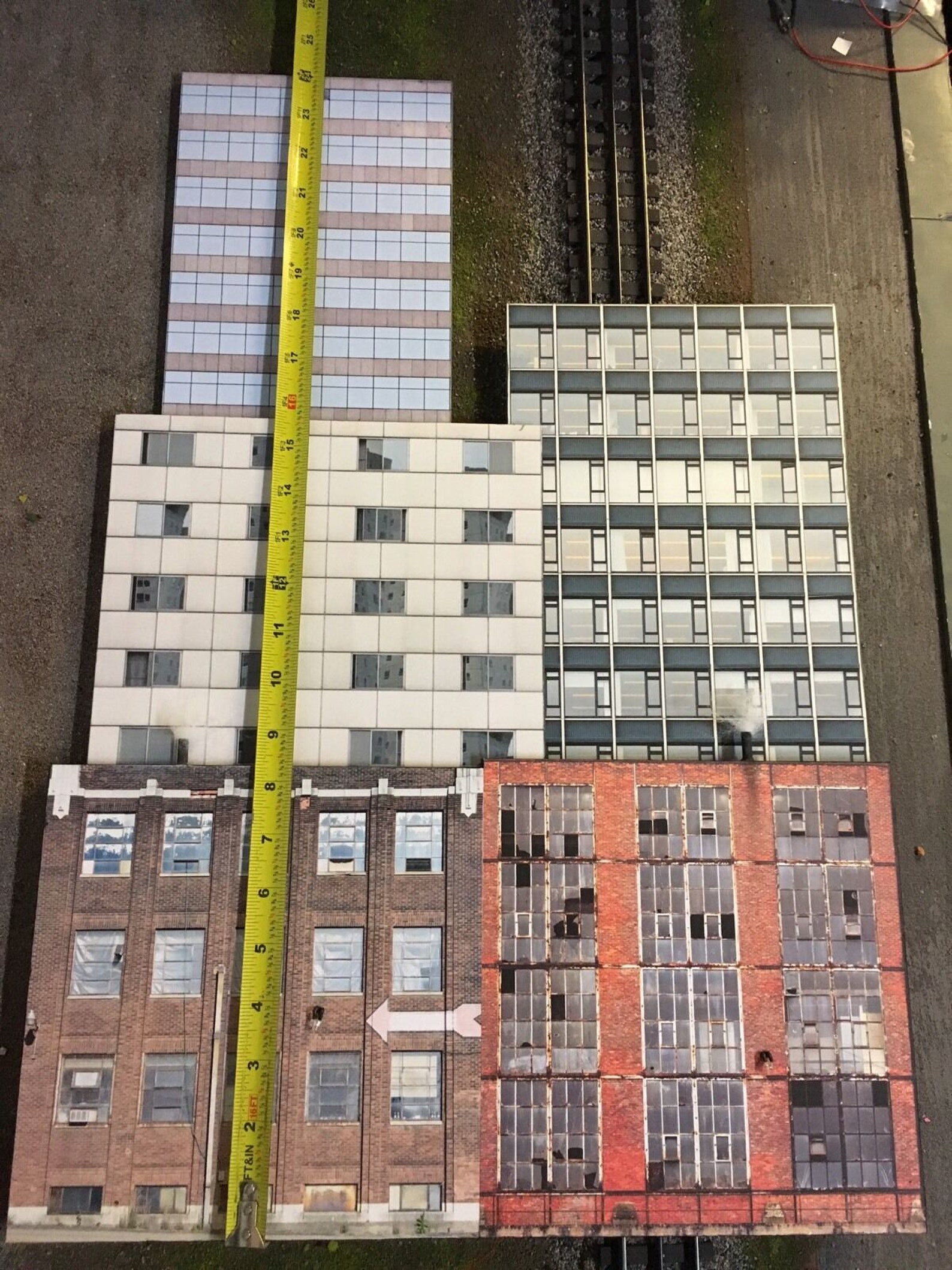 O Scale Scratch Built up 10 City Building Flats 3D Collage - Etsy