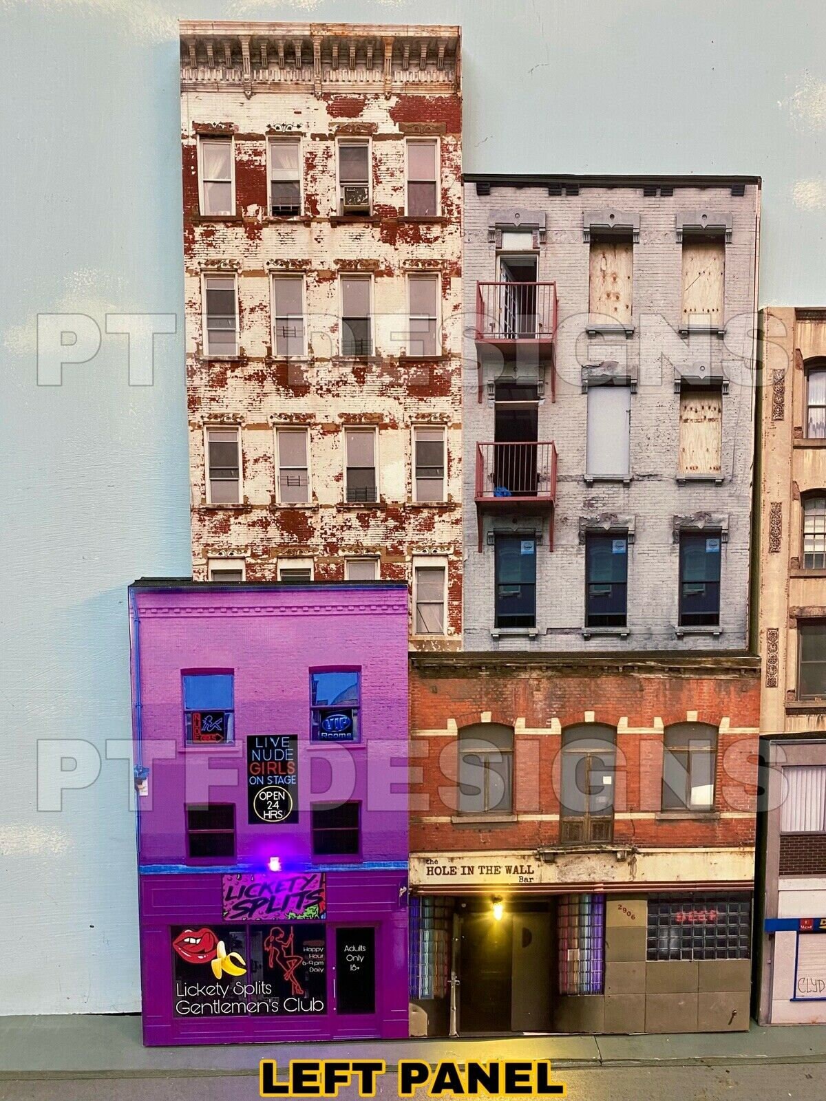 O Scale the Seedy Side of Town scratch Built 3D 8 Building - Etsy