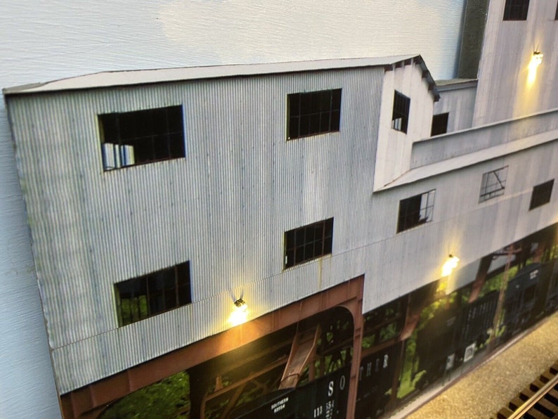 O Scale COAL MINE / Tipple Building Flat Background Building - Etsy