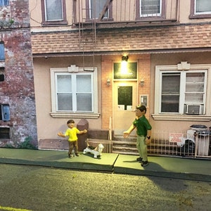 HO Scale Apartment Collage #1 - Building Flats Background - for Trains ...