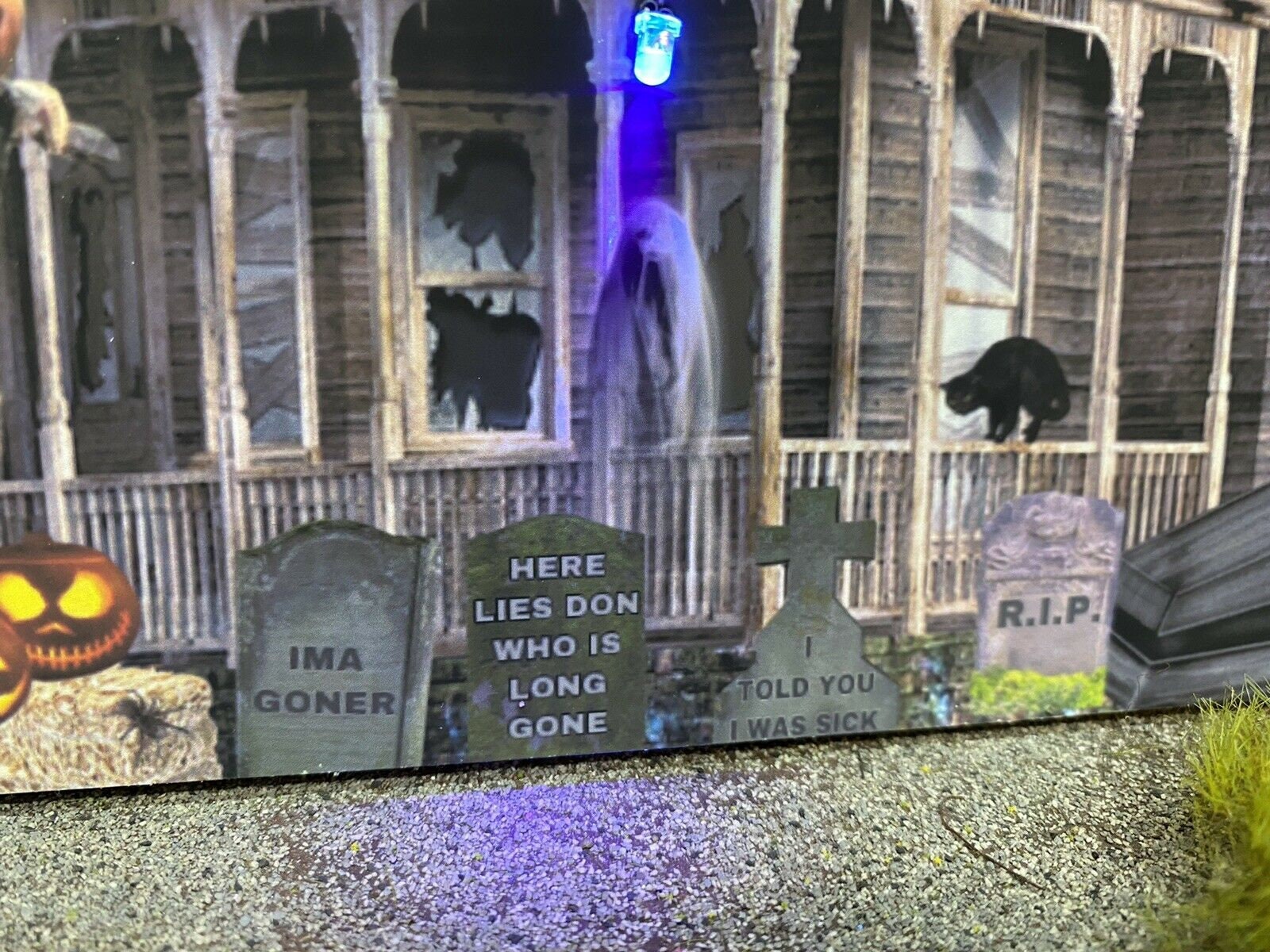 HO Scale haunted Halloween House Building Flat Decoration - Etsy Canada