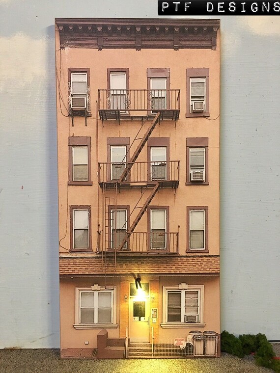 O Scale Scratch Built apartment 2 W/led Building - Etsy