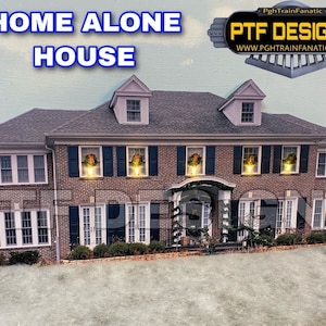 HO Scale - HOME ALONE House - Building Flat W/ Leds Christmas ...