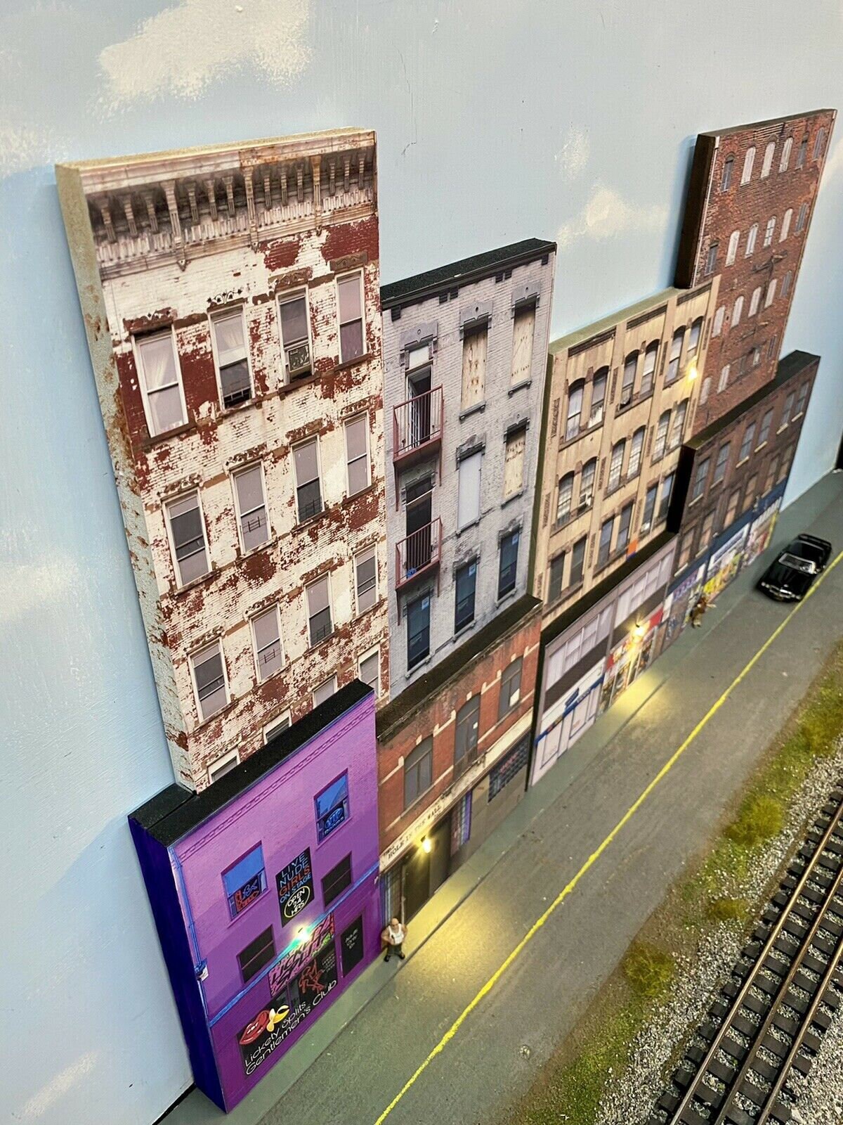 O Scale the Seedy Side of Town scratch Built 3D 8 Building - Etsy