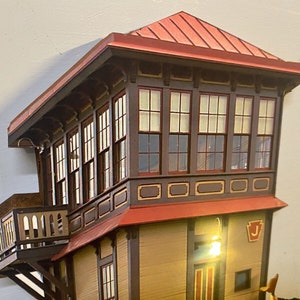 O Scale 1:48 Strasburg J Tower - Switch Tower Building Flat/front - for ...
