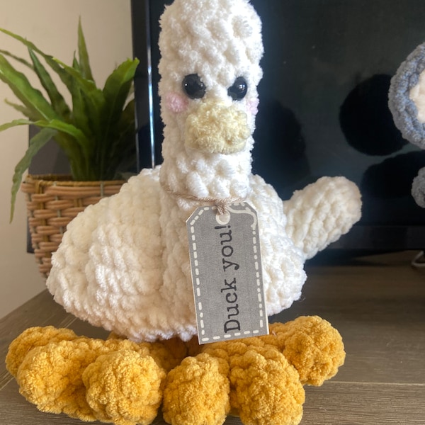 Middle Finger Duck - Etsy