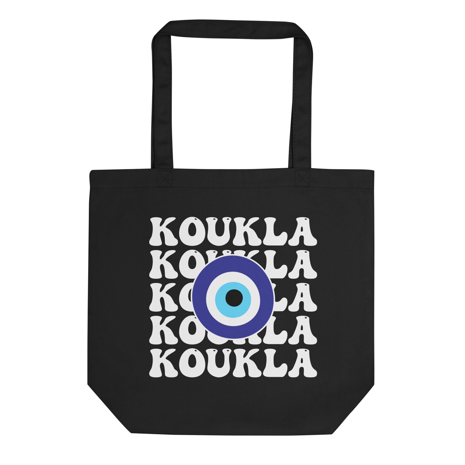 Greek Koukla Eco Tote Bag Funny Greek Evil Eye Organic Tote - Etsy