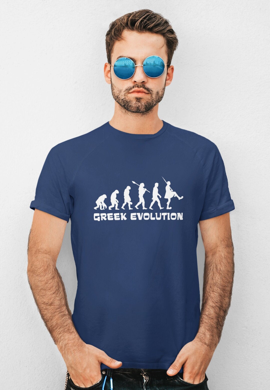 Greek Evolution | Unisex Greek T-shirt | Funny Greek T-shirt | Greek ...