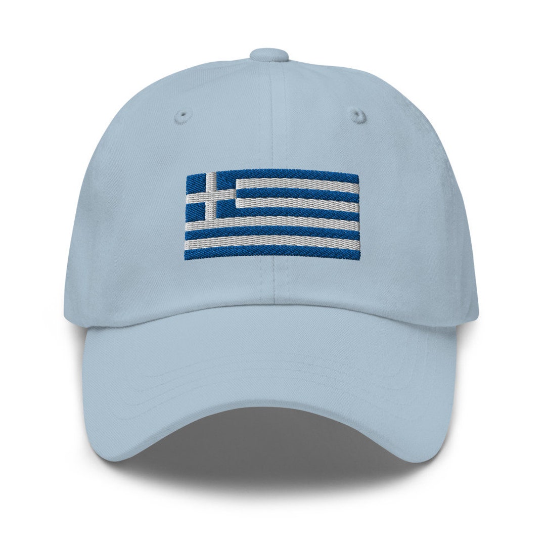 Greece Flag Dad Hat Greek Cap Greek Dad Hat Greek Embroidered Cotton ...
