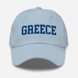 Greece Hat Greek Cap Hellas Dad Hat Greek Embroidered Cotton Cap Greece ...