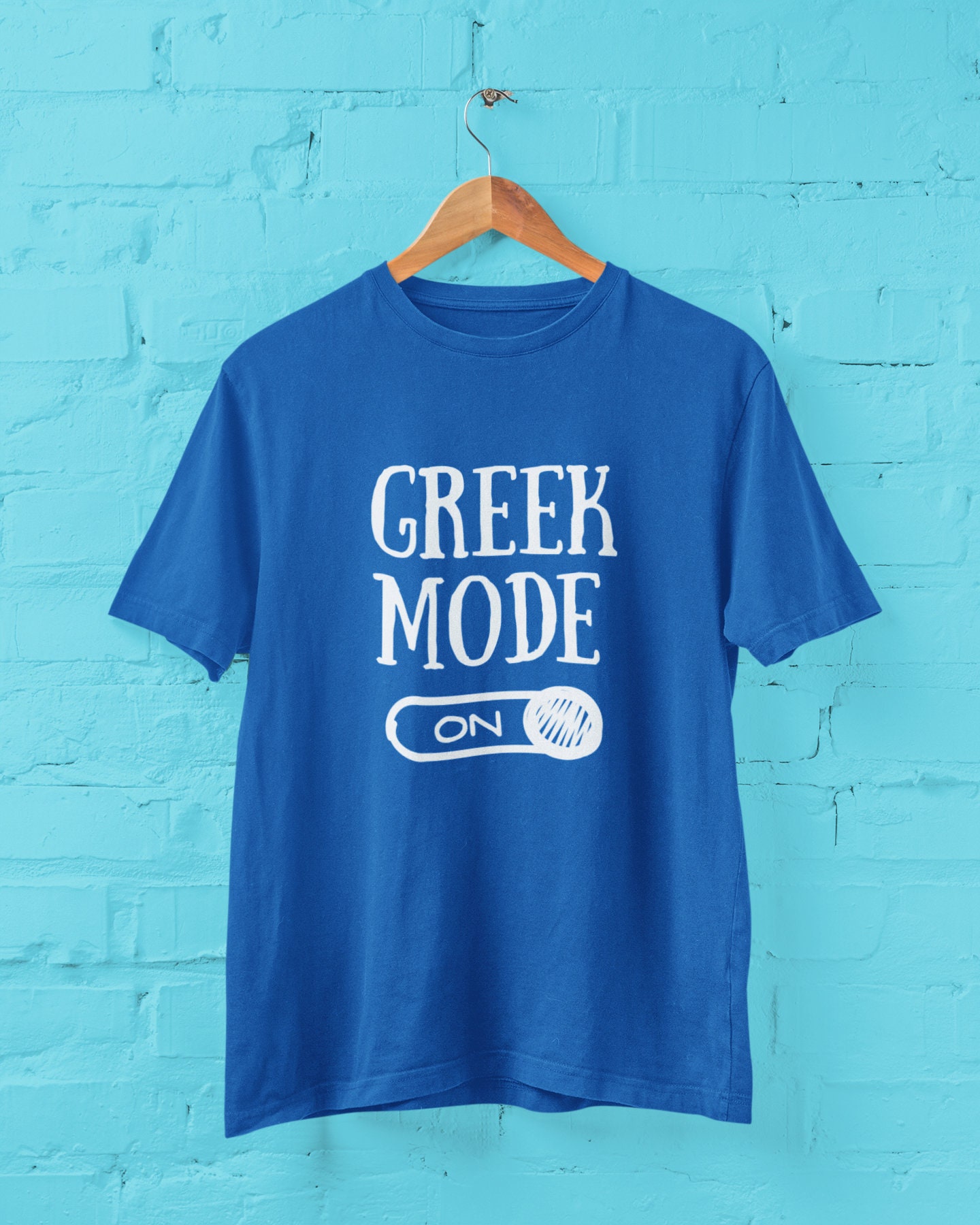 Greek Mode on Unisex Greek T-shirt Funny Greek T-shirt - Etsy