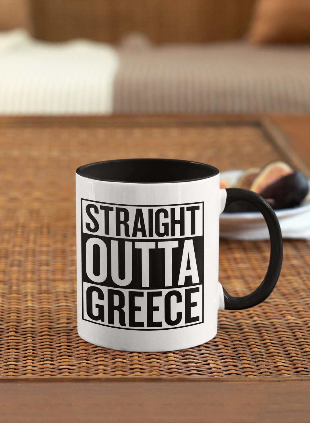 Straight Outta Greece Mug | Greek 11oz Mug | Funny Greek Mug | Greek ...
