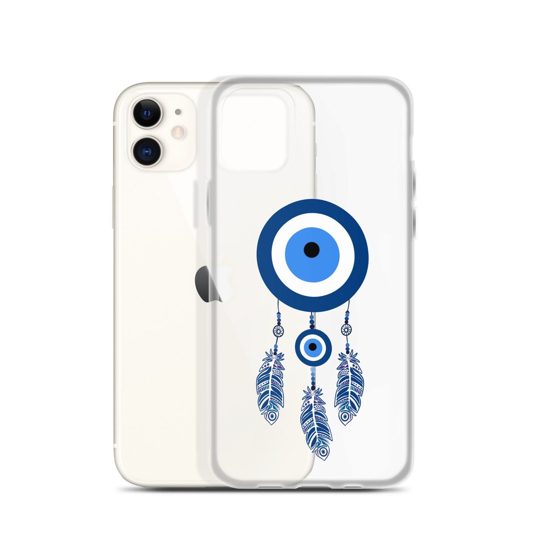 Greek Evil Eye Clear Case Dream Catcher iPhone Case Greek Mati iPhone ...