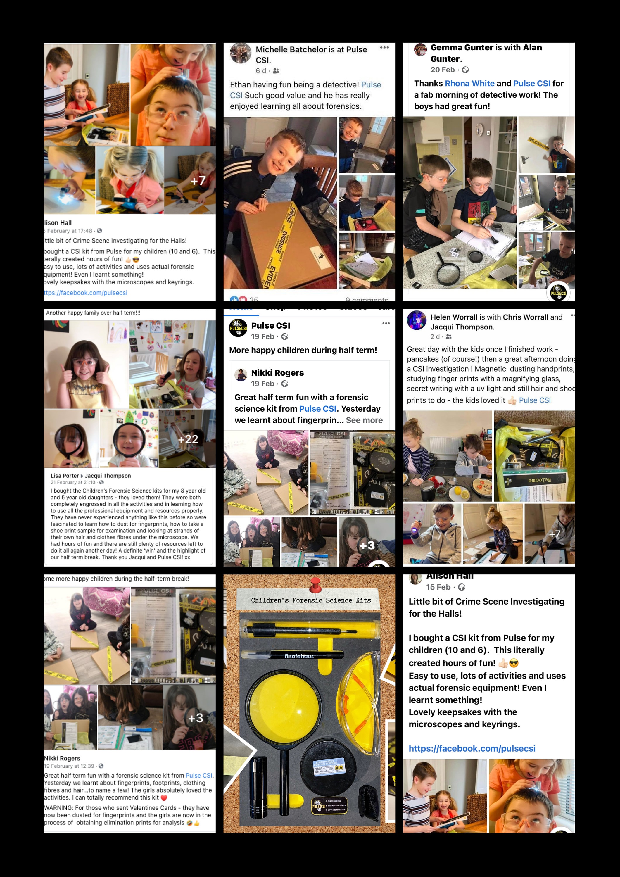 CSI Forensics Kit Kids Spy Detective Fingerprint Science STEM - Etsy