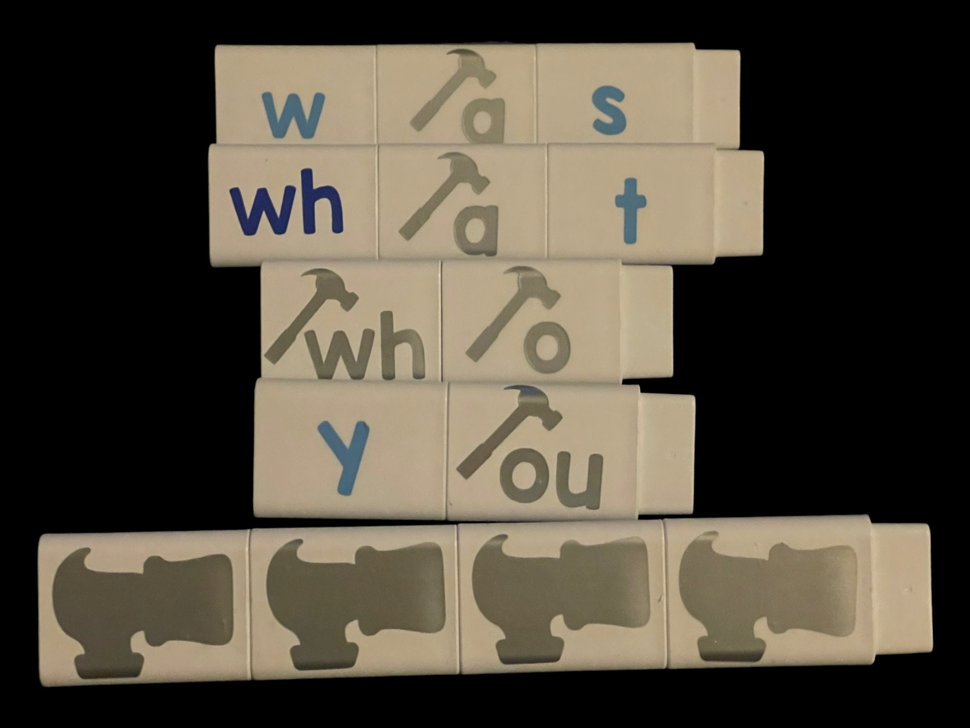 Kindergarten Hammer Words - Etsy