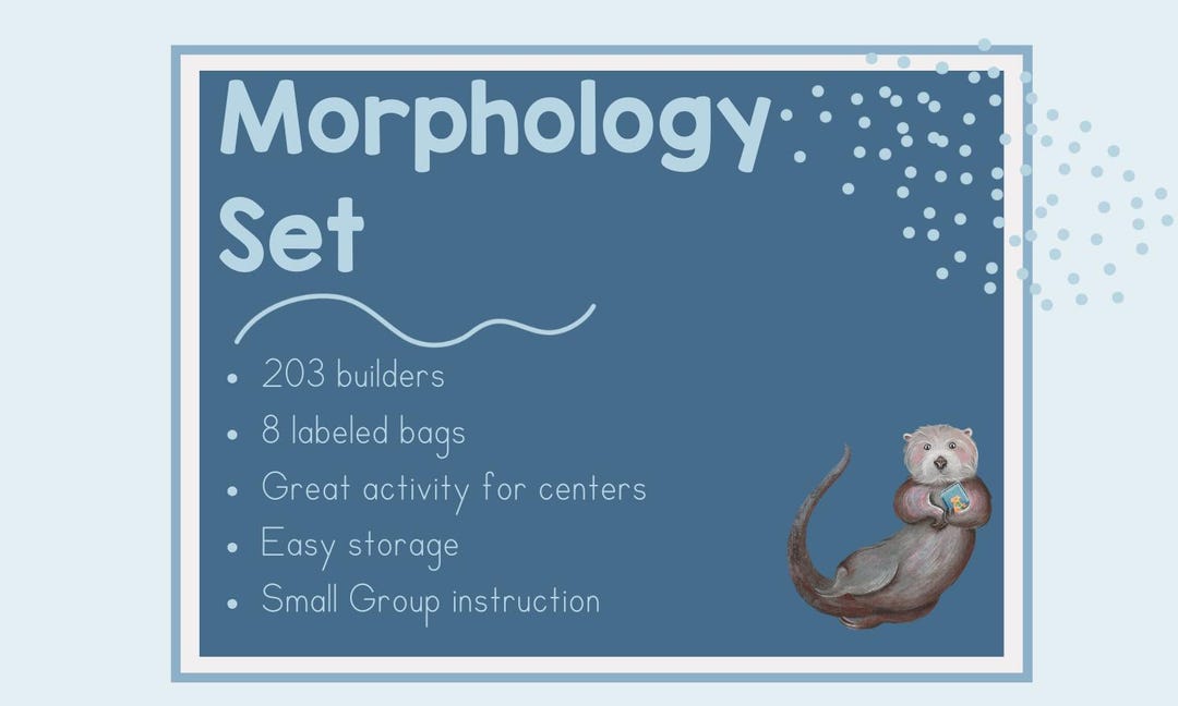 Morphology Bundle - Etsy