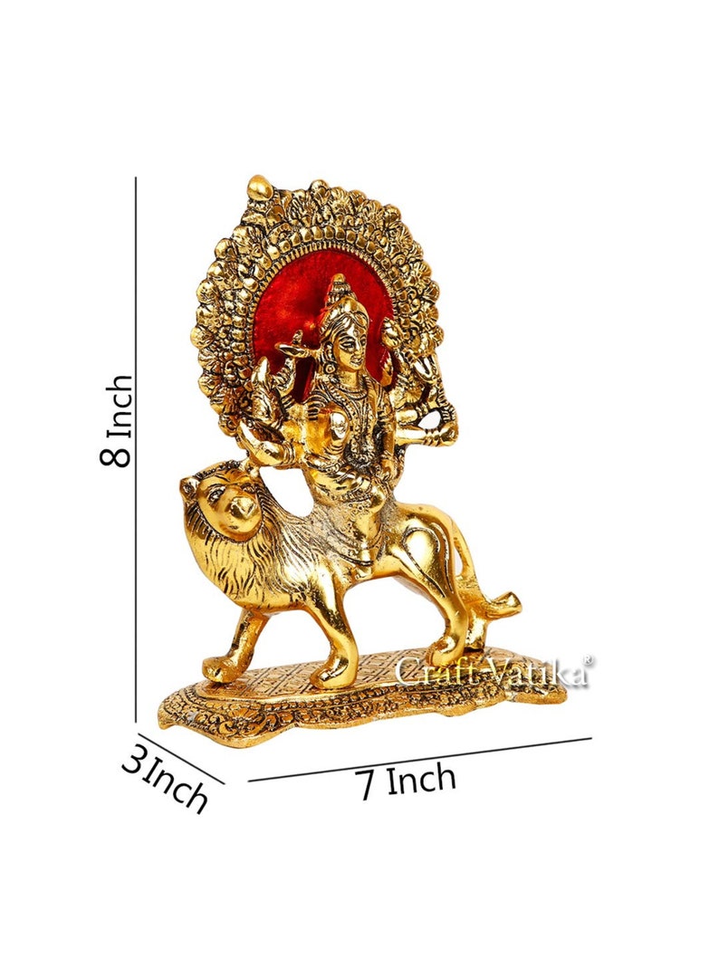 Durga Devi Maa Murti Showpiece Sherawali Ma Kali Decorative - Etsy