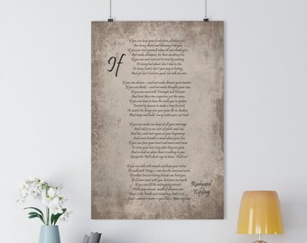 Kipling If Poster - Etsy