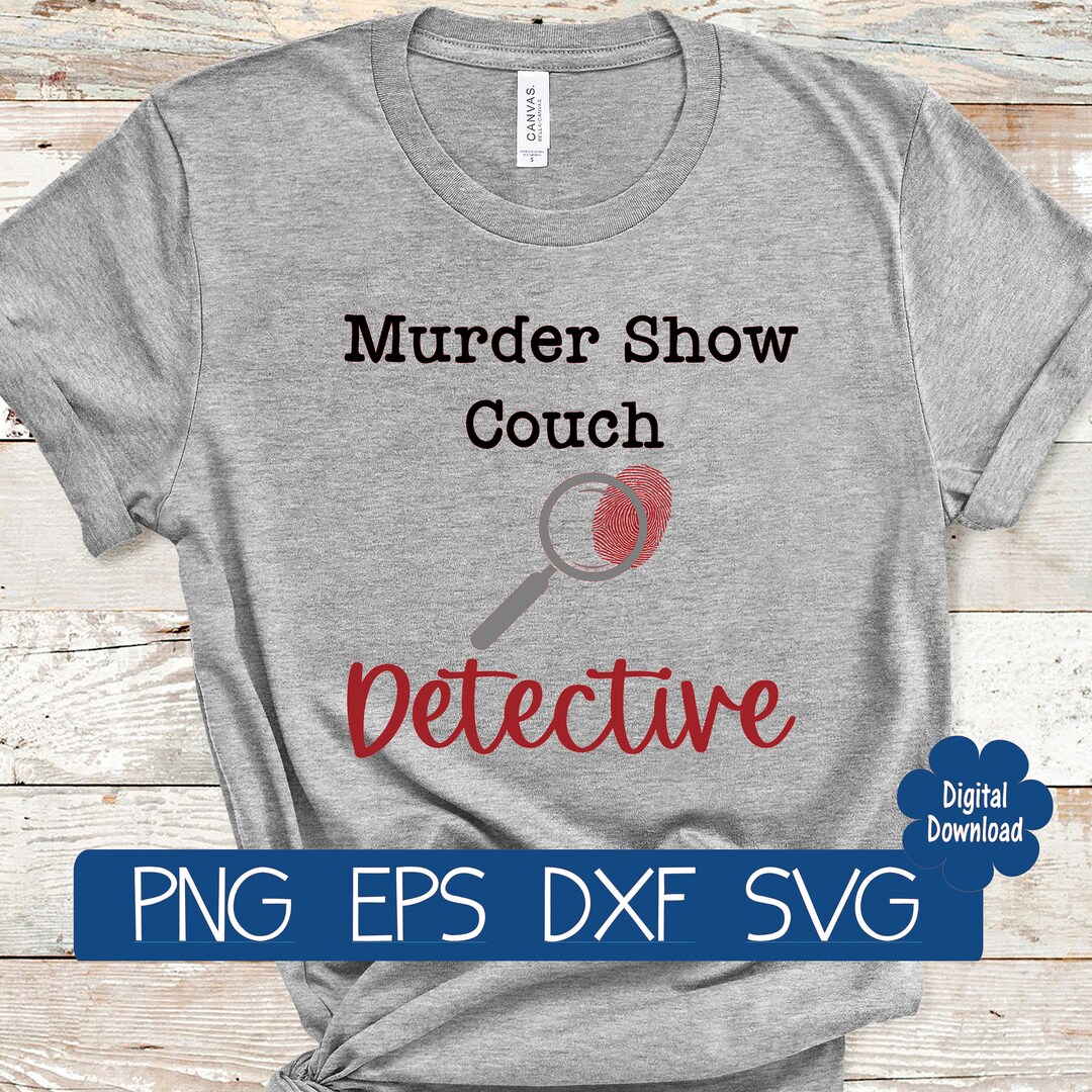 Couch Detective Cut File Svg Eps Dxf Png Silhouette Cricut Digital ...