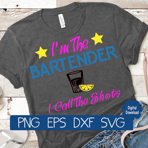 Bartender Svg - Etsy