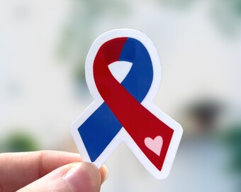 TSC Awareness Ribbon Sticker Chronic Illness Chronic - Etsy