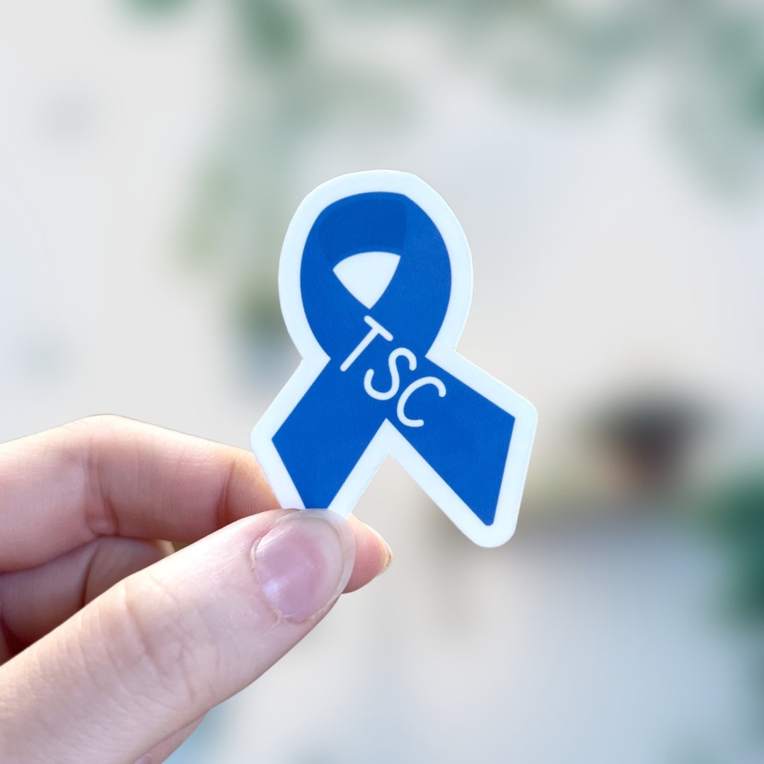 TSC Awareness Ribbon Sticker Chronic Illness Chronic - Etsy