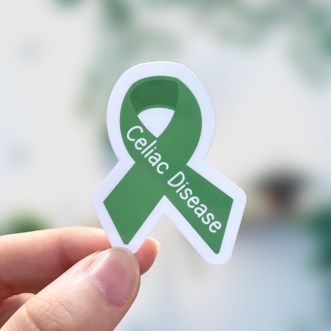 Celiac Disease Awareness Ribbon Sticker Chronic Illness Chronic Illness ...