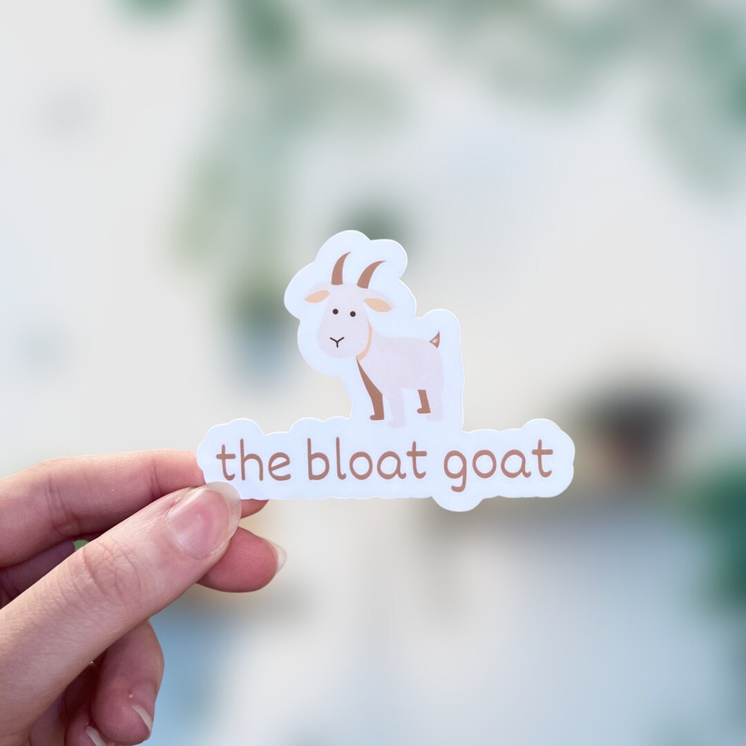 The Bloat Goat Sticker Laptop Sticker Water Bottle Sticker Hydroflask ...