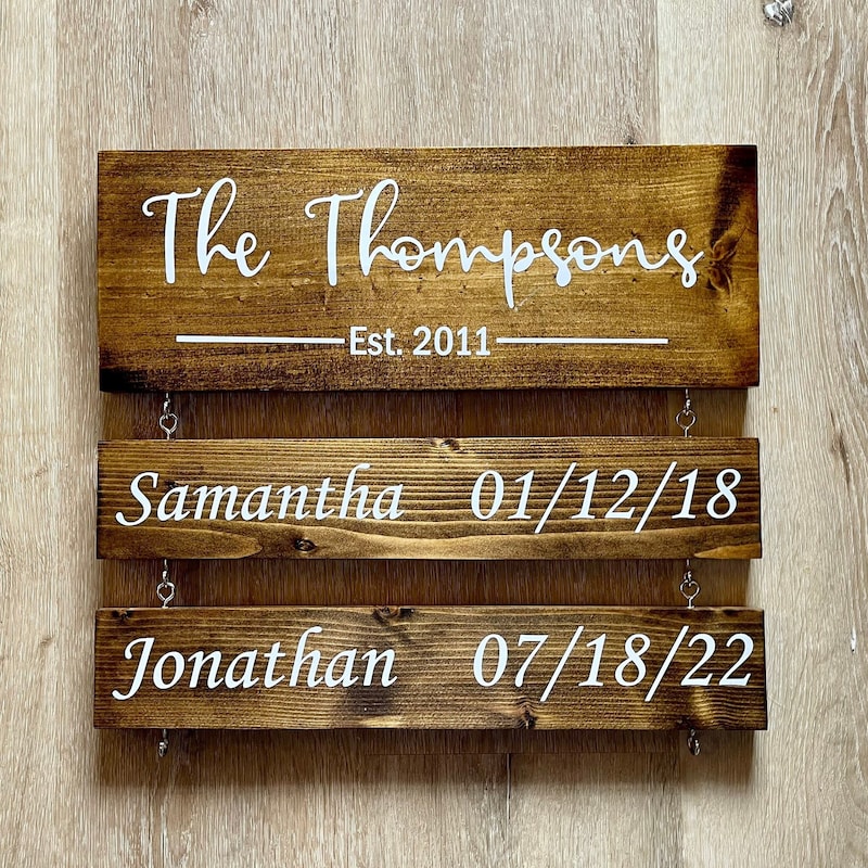 Hanging Wood Sign - Etsy